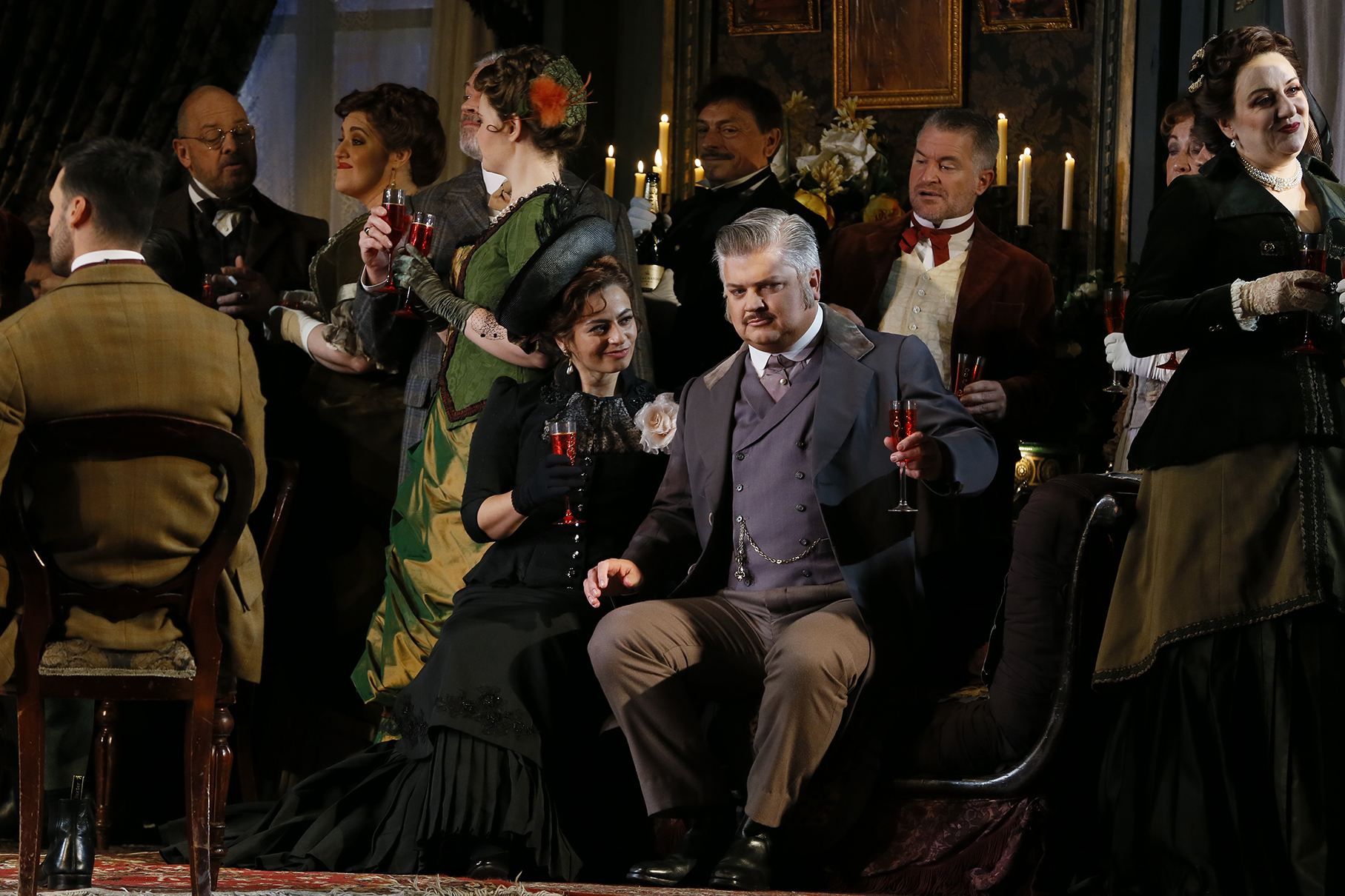 Agnes Sarkis Stars as Flora in La Traviata Opera